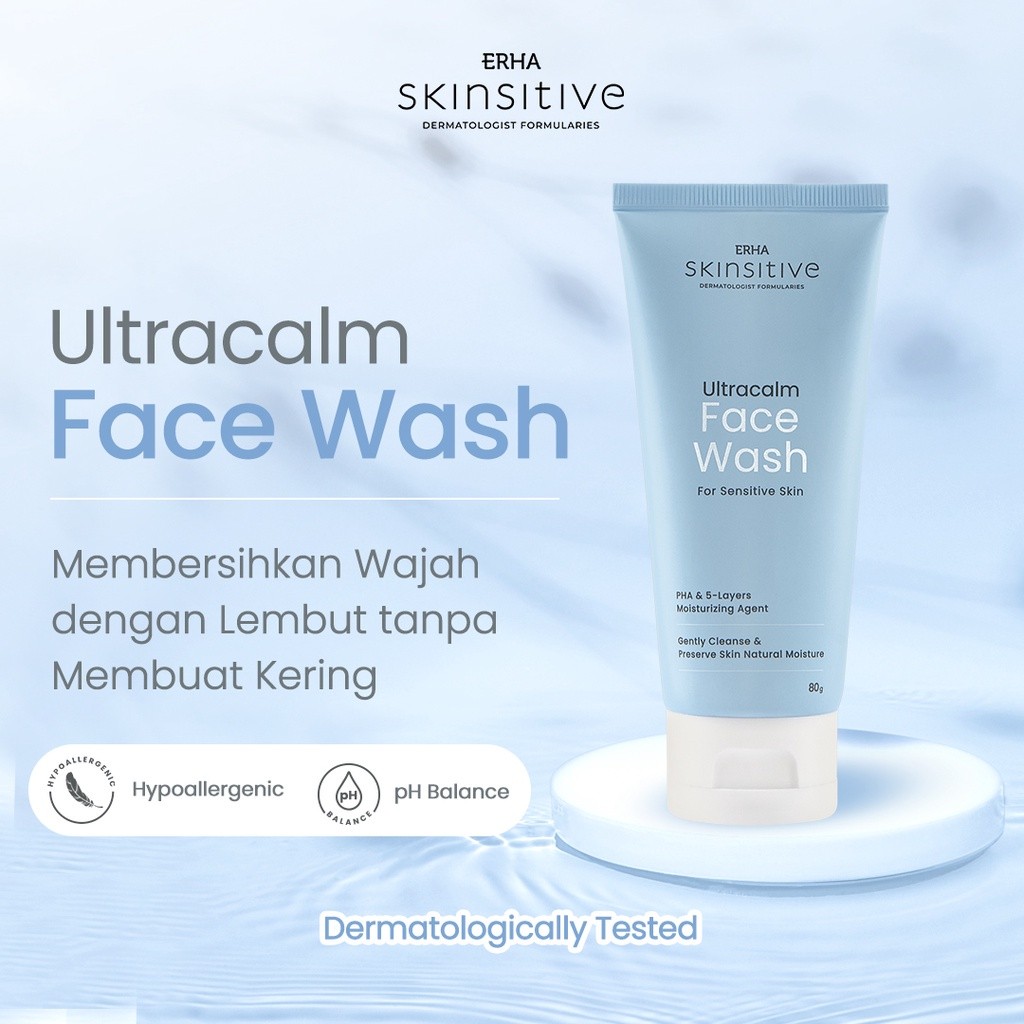 Ultracalm Facial Wash, Sabun Cuci Muka Ternyaman untuk Kulit Sensitif ...