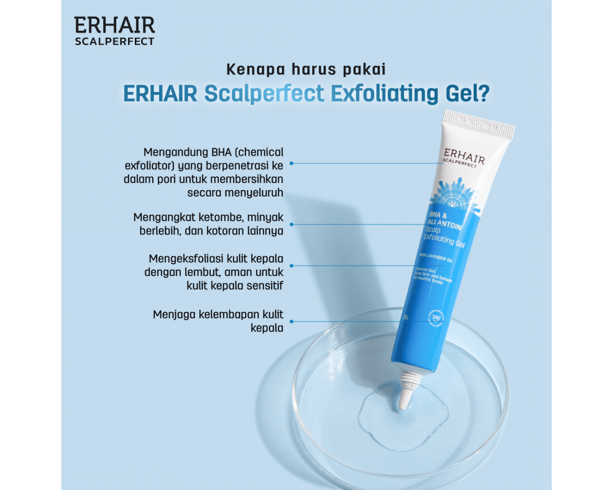 Pahami 3 Alasan Pentingnya Eksfoliasi Kulit Kepala! - ERHASTORY